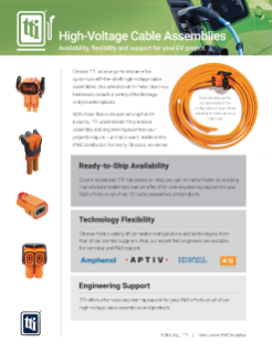 TTI High-Voltage Cable Assemblies | TTI, Inc.